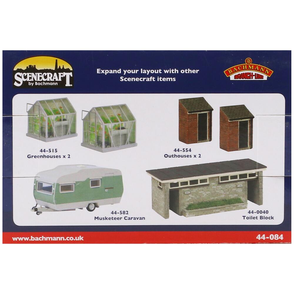 Scenecraft Flat Roof Garage Model Railway Building 00 Gauge