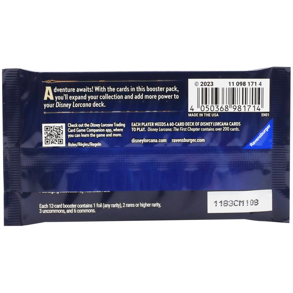 Disney Lorcana TCG The First Chapter Booster Pack SINGLE