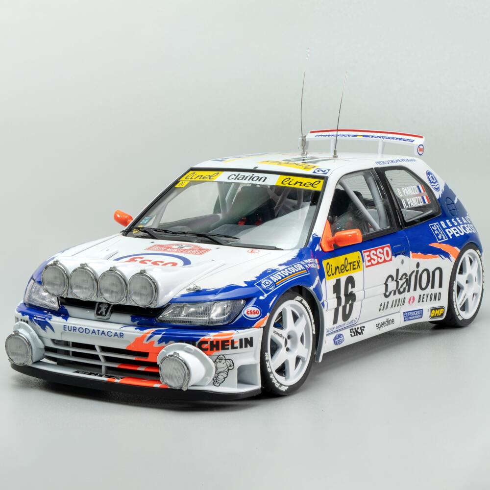 Beemax Peugeot 306 MAXI EVO2 1998 Monte Carlo Rally Car Model Kit Scale 1:24