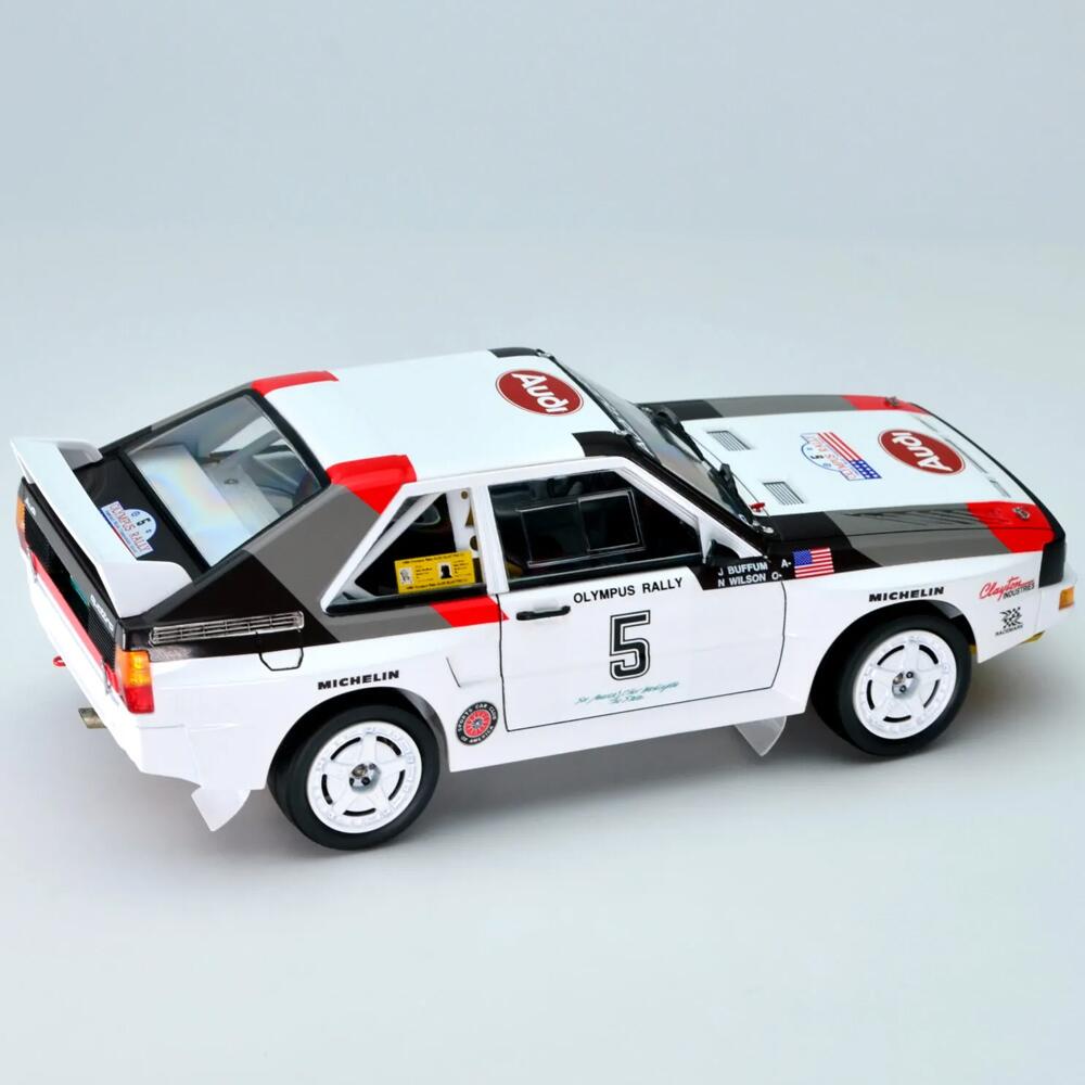 Nunu Audi Sport Quattro S1 1986 US Olympus Rally Model Kit Scale 1:24