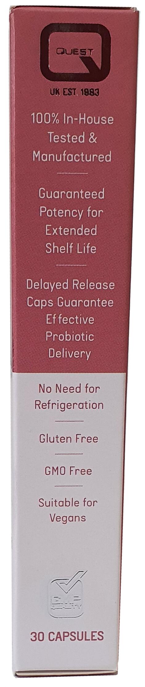 Quest Tum Biotix Probiotic Food Supplement - 30 Capsules