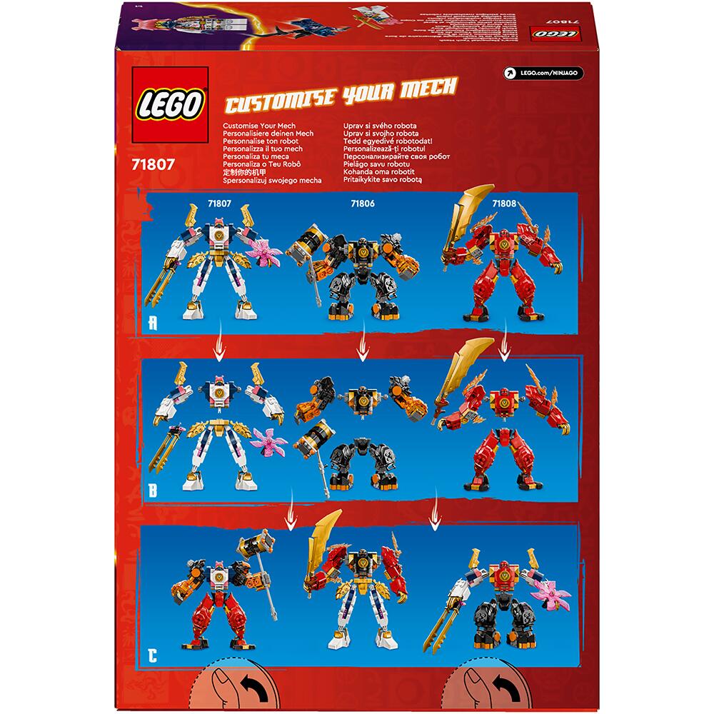 LEGO Ninjago Sora's Elemental Tech Mech Building Set 71807