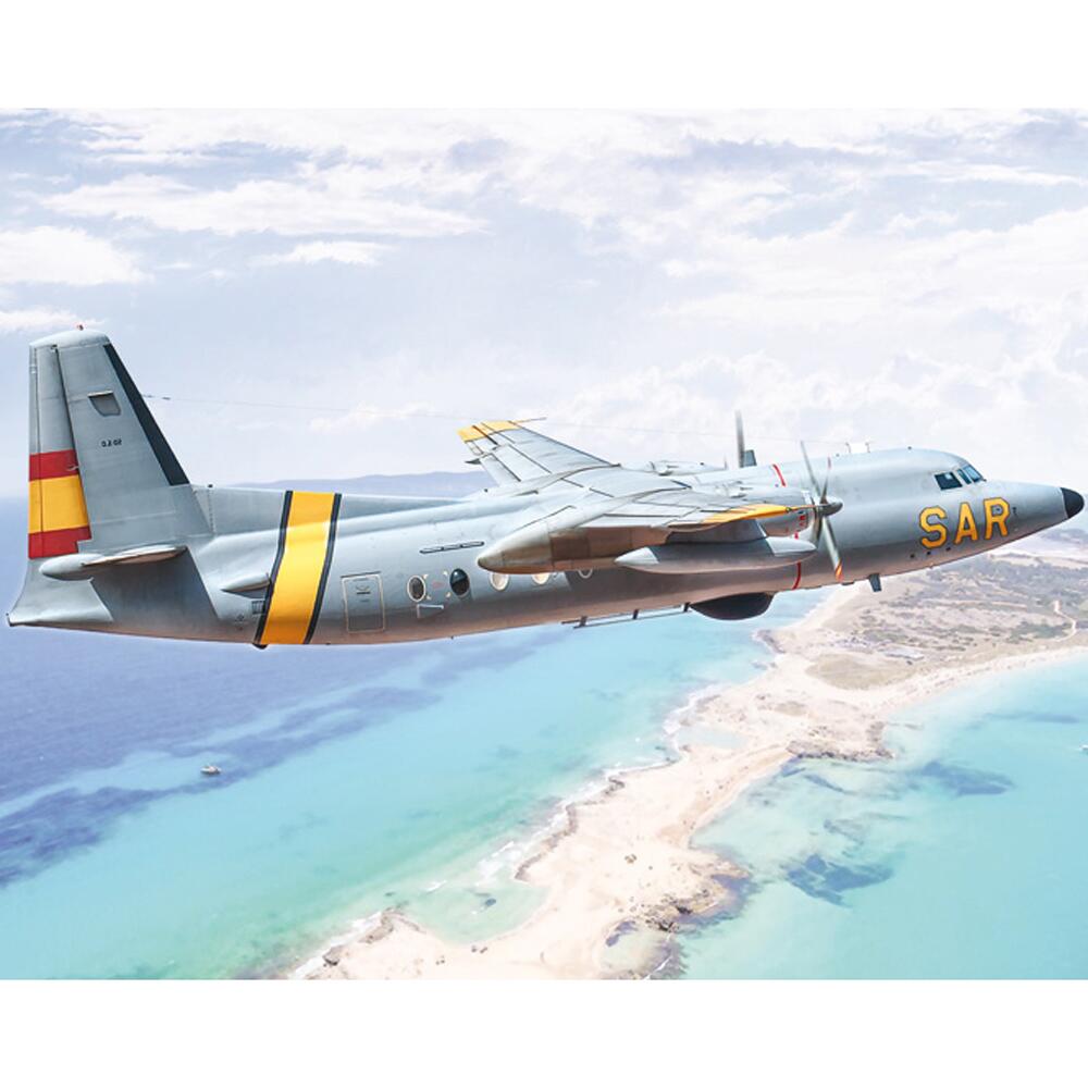 Italeri Fokker F-27 Maritime Patrol Cargo Plane Model Kit 1455 Scale 1/72