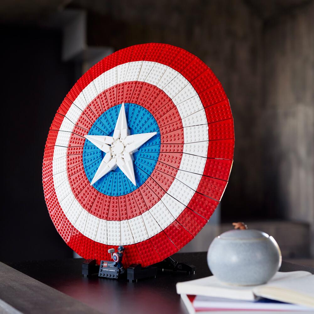LEGO Marvel Captain America's Shield 3128 Piece Building Set 76262