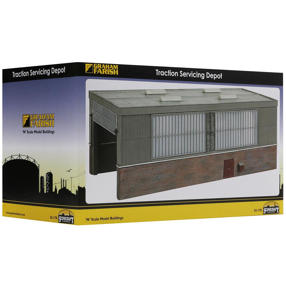 Scenecraft Graham Farish Traction Servicing Depot for Model Railway N ...