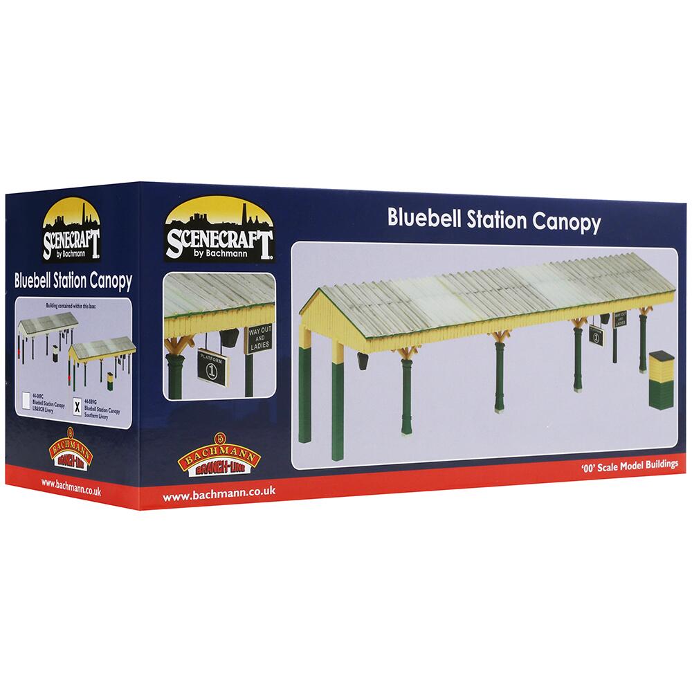 Scenecraft Bluebell Station Canopy and Hut Model Railway OO Gauge