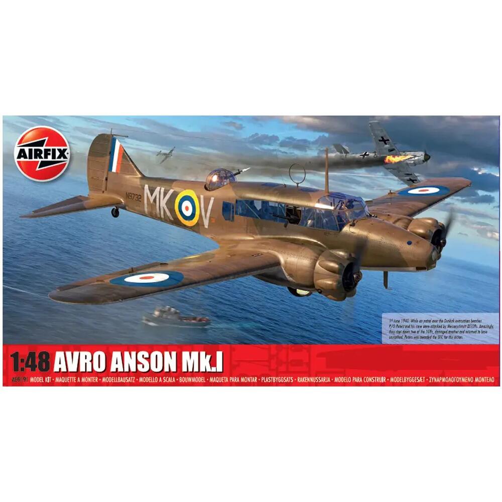 Airfix Avro Anson Mk I Aircraft Model Kit A09191 WW II Era Scale 1:48