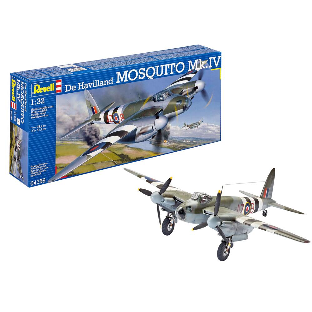 Revell De Havilland MOSQUITO Mk.IV Plastic Model Kit 04758 Scale 1/32