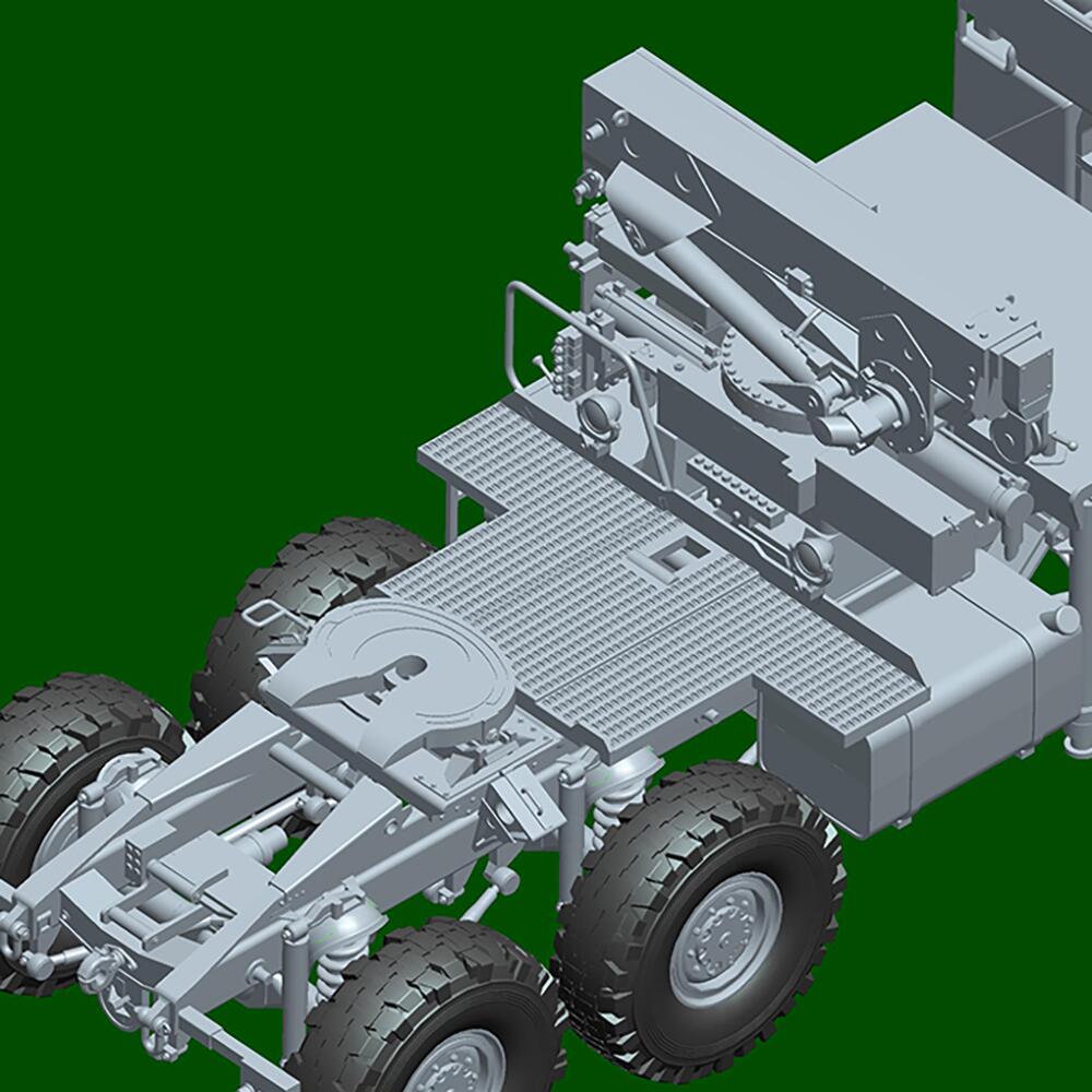 I Love Kit M1014 with M747 Semi-trailer Military Model Kit Scale 1:35