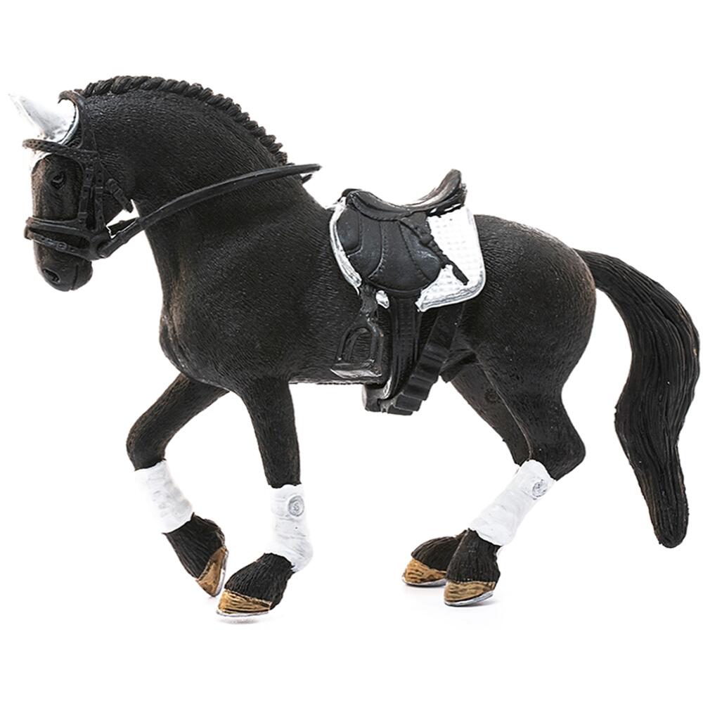 Schleich Horse Club Frisian Stallion Riding Tournament Figure for Ages 5-12
