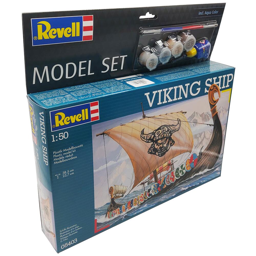 Revell Viking Ship Model Set Scale 1/50