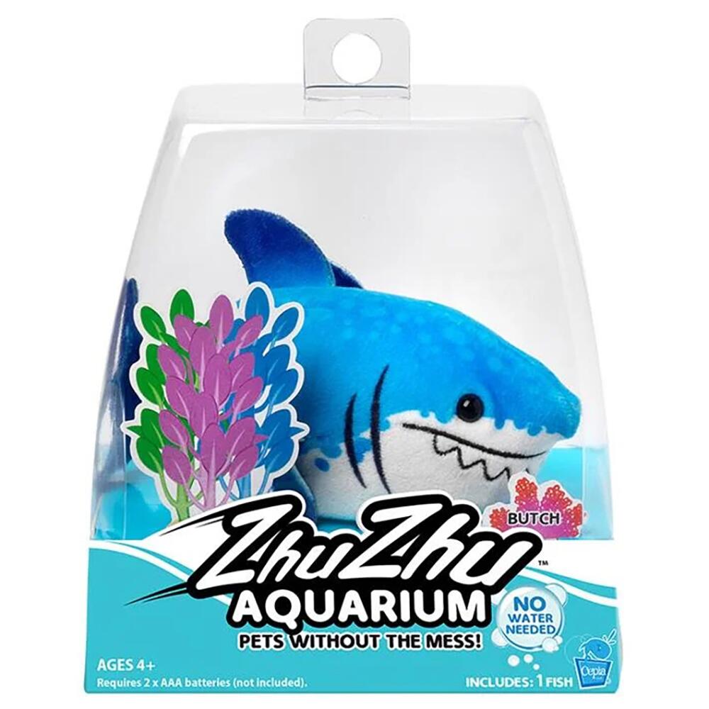 Zhu Zhu Aquarium Electronic Pet Fish Toy BUTCH THE SHARK