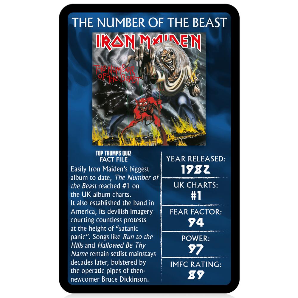 Top Trumps Iron Maiden Limited Edition Card Game