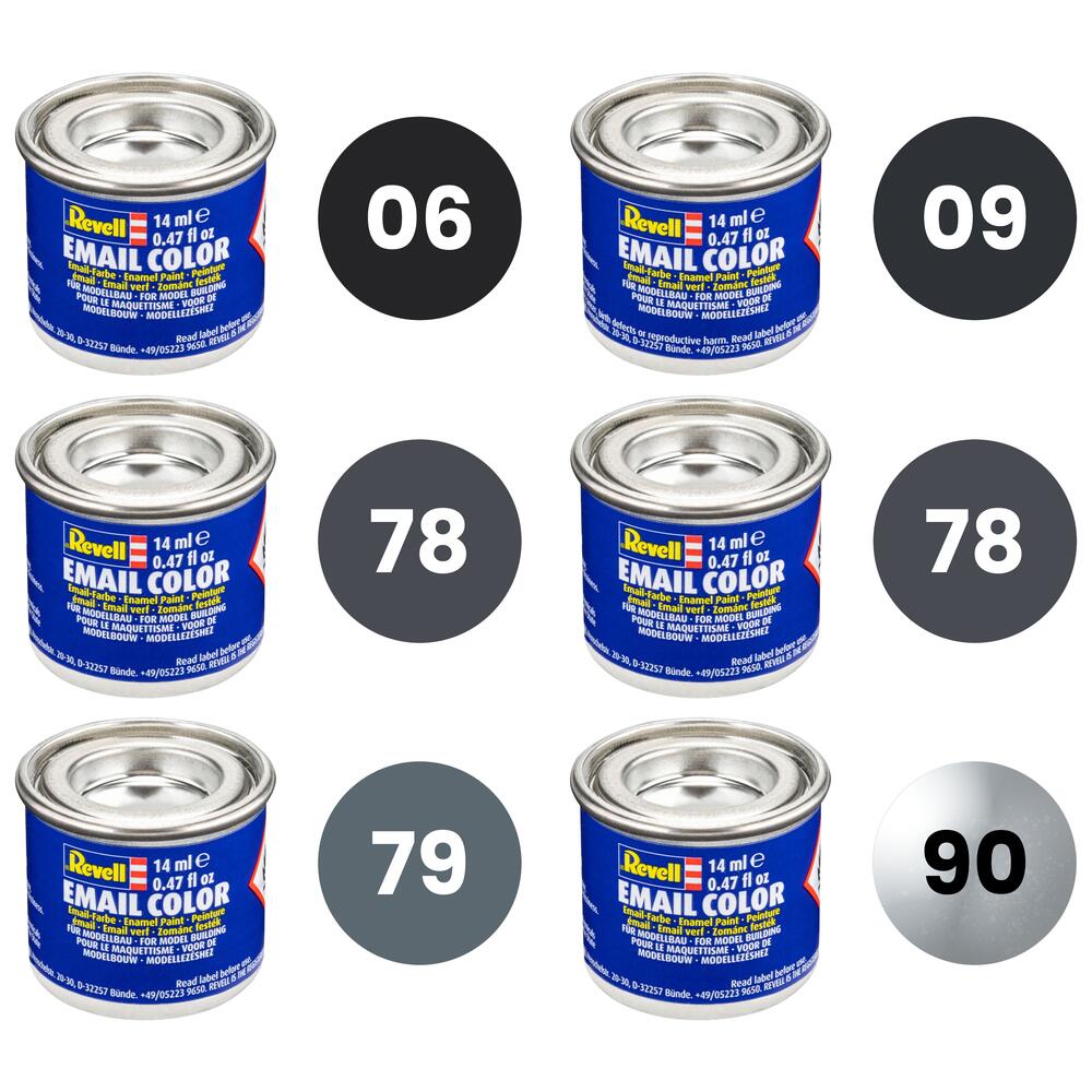 Revell German Submarine Type IX C/40 U190 Email Colour ENAMEL PAINT SET