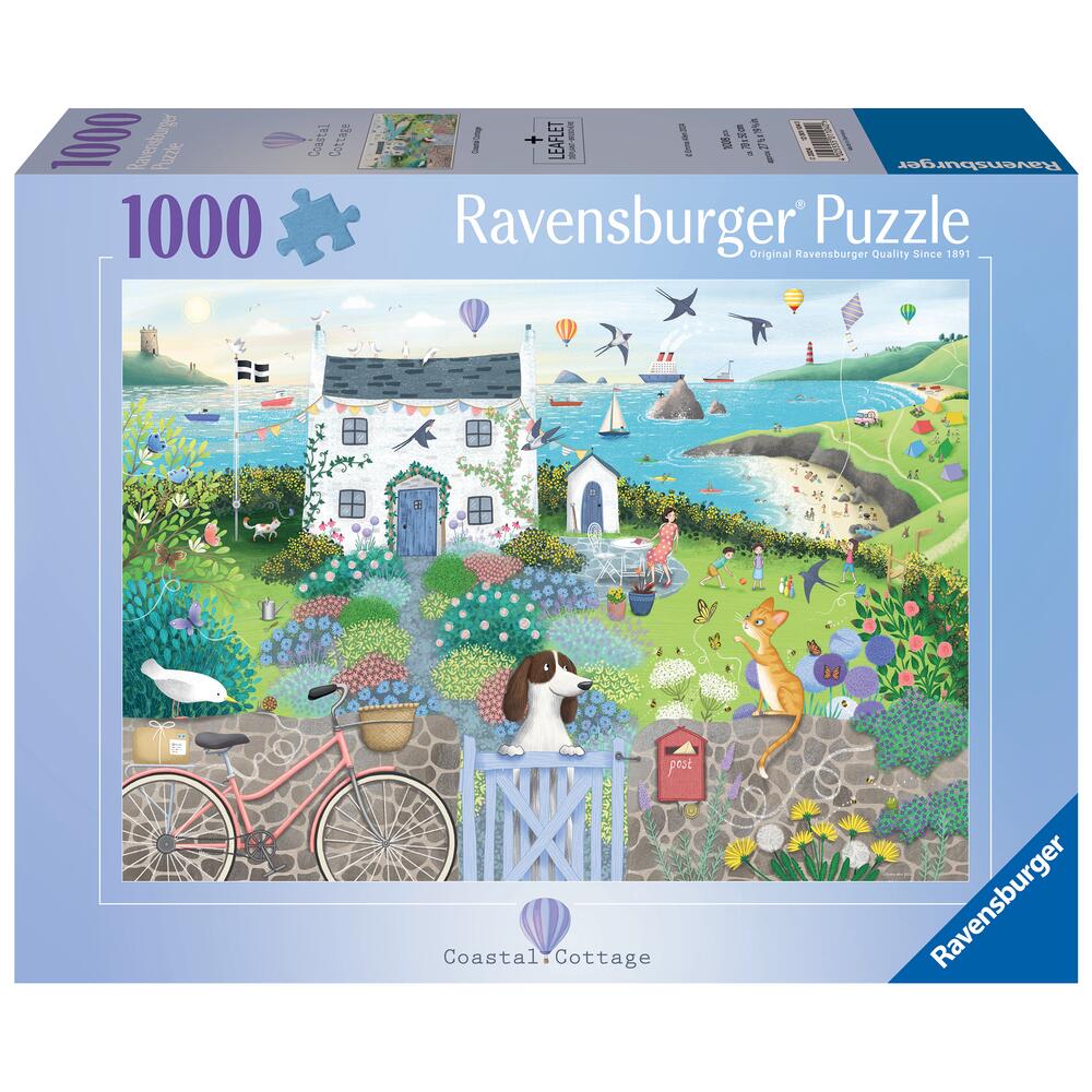 Ravensburger Coastal Cottage 1000 Piece Jigsaw Puzzle