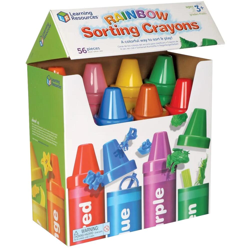 Learning Resources Rainbow Sorting Crayons