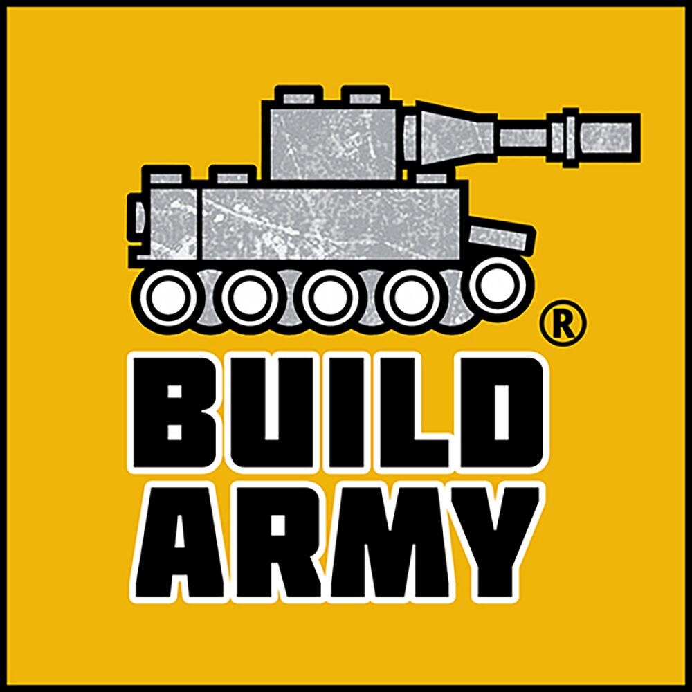 BUILDARMY Sherman M4A3E8 Easy 8 WWII Tank Brick Construction Kit