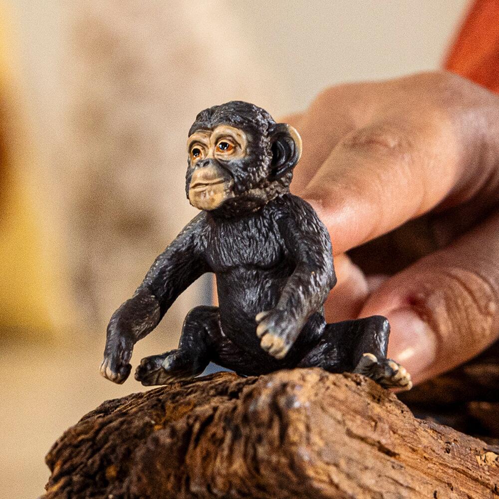 Schleich Wild Life Baby Chimpanzee Animal Figure