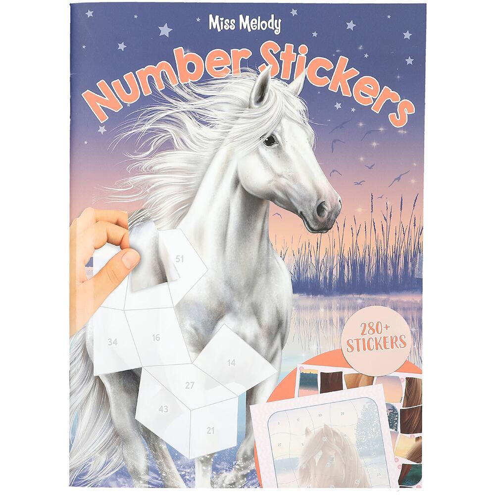 Depesche Miss Melody Sticker by Numbers Book