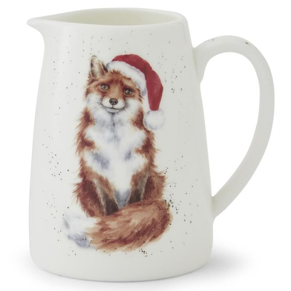 Royal Worcester Wrendale Designs Festive Fox Posy Jug 125ml