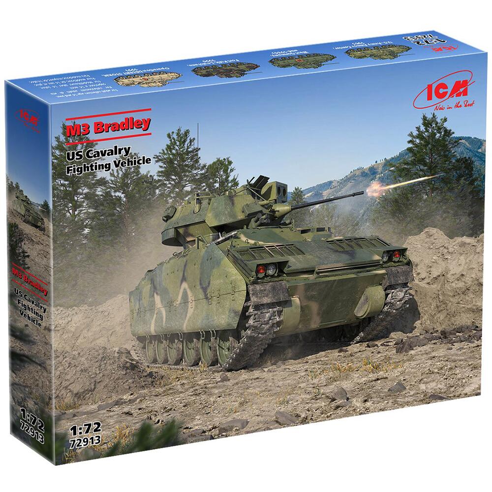 ICM Military M3 Bradley U.S. Cavalry Fighting Vehicle Scale 1:72