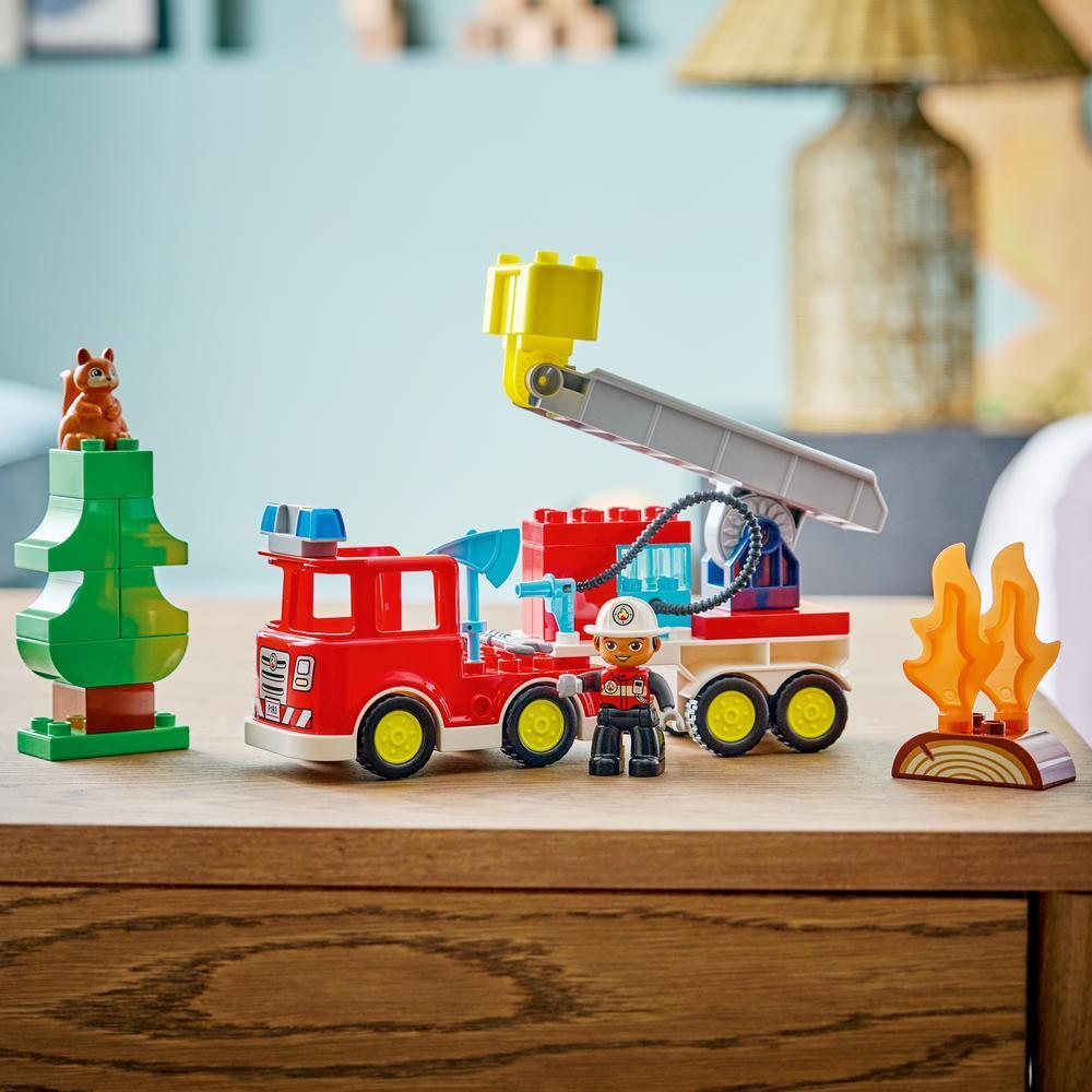 LEGO DUPLO Town Fire Engine with Hose and Firefighter Set 10473