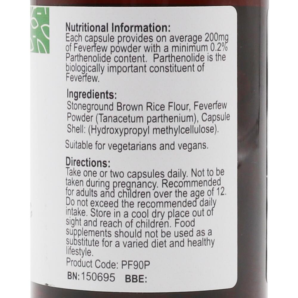 Power Health Feverfew 200mg 90 Capsules