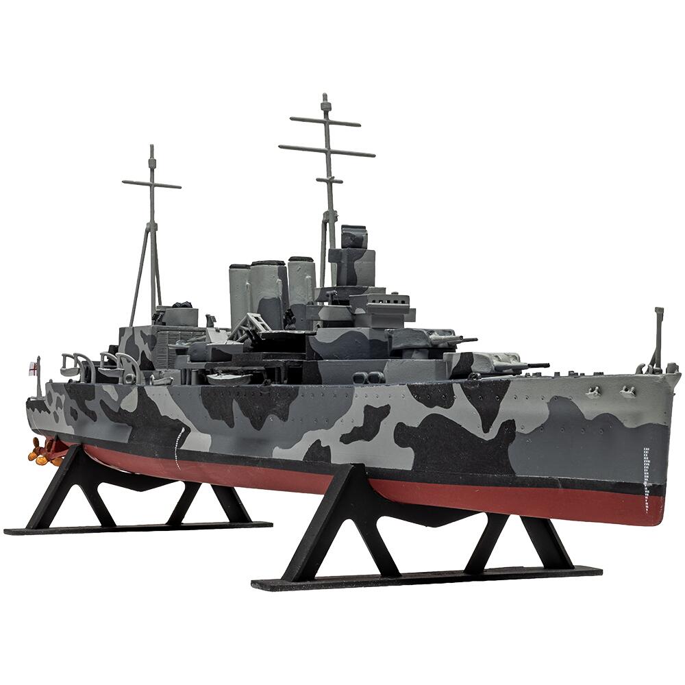Airfix HMS Suffolk Warship Model Kit Vintage Classics Scale 1:600