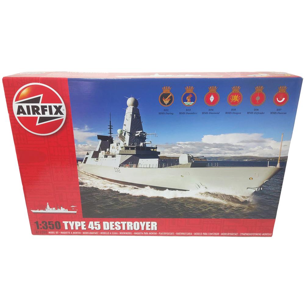 Airfix Type 45 Destroyer Ship Model Kit (Scale 1:350)