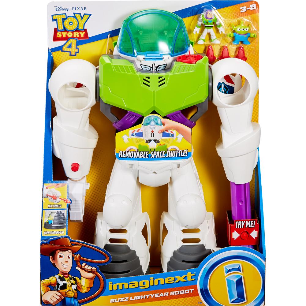 Disney Pixar Toy Story 4 Imaginext Buzz Lightyear Robot with Detachable ...