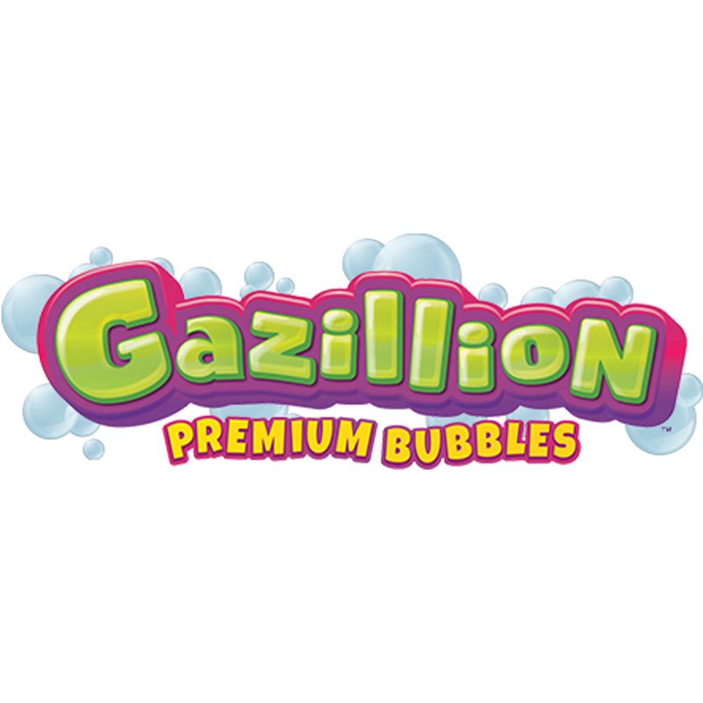 Gazillion Premium Bubble Solution 1 Litre Bottle with Wand for Ages 3+