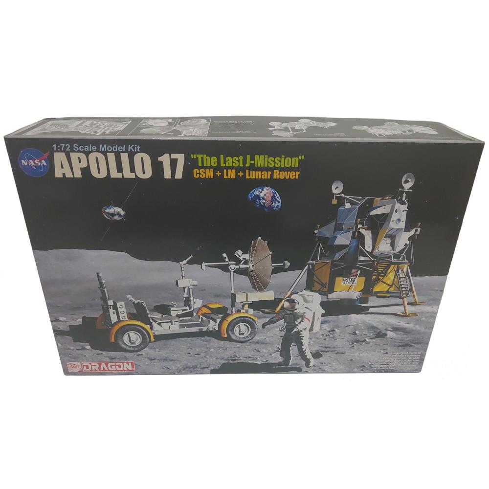 Dragon Nasa Apollo 17 "The Last J-Mission" CSM, LM & Lunar Rover Model ...