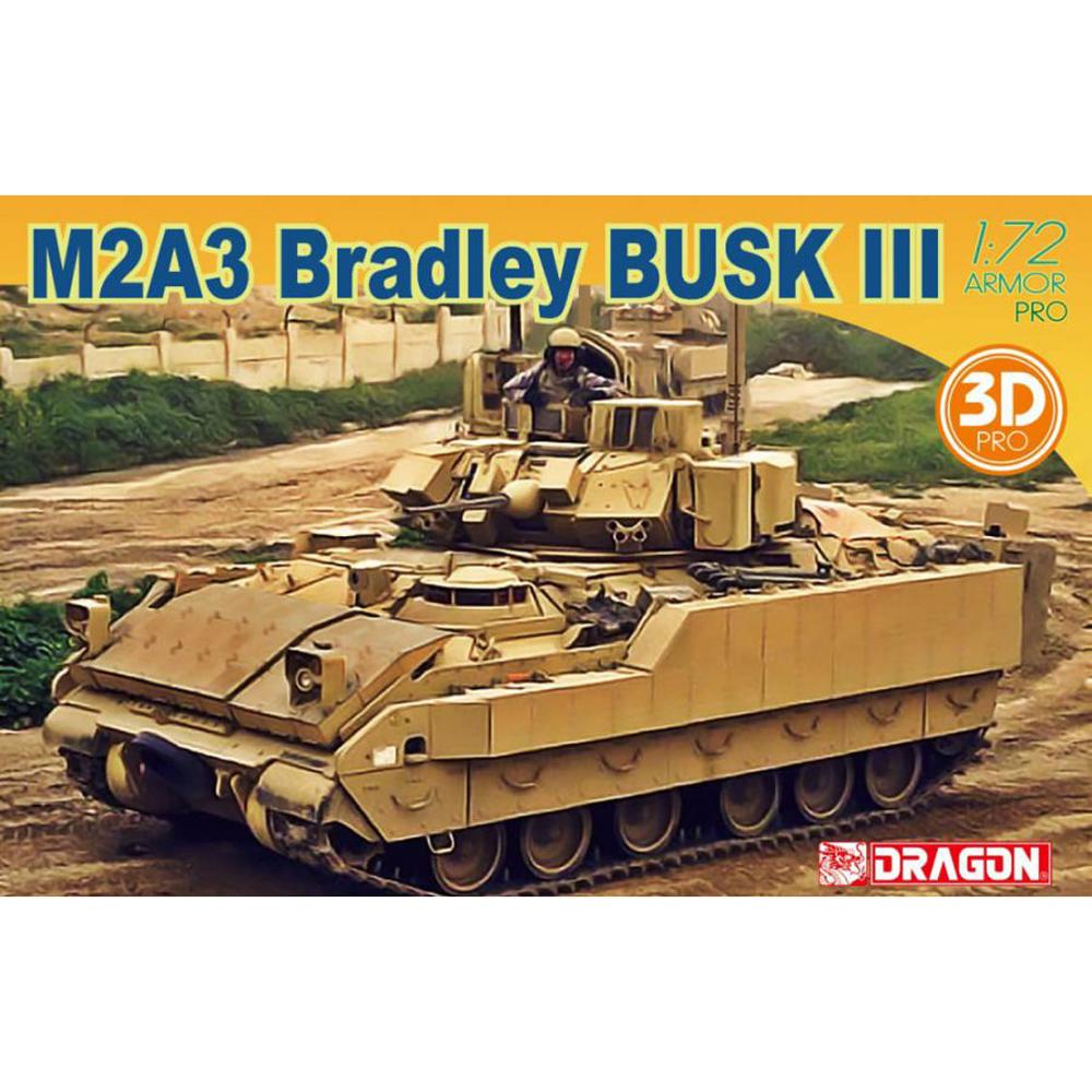 Dragon M2A3 Bradley BUSK III Military Armor Pro Tank Model Kit D7678 ...