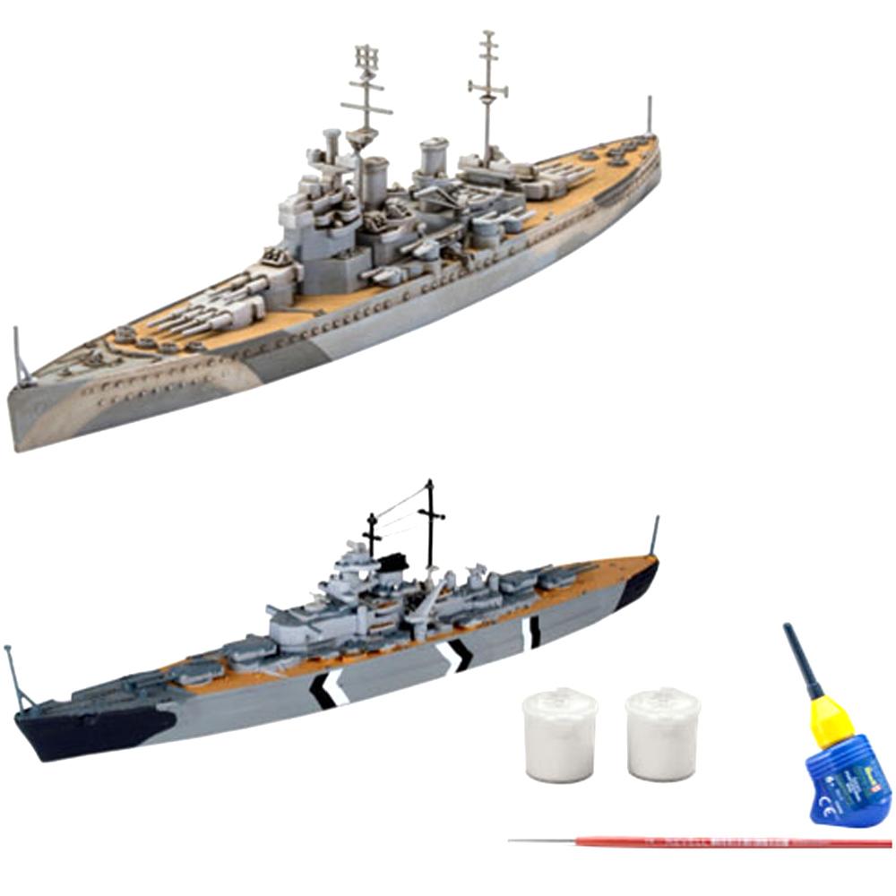 Revell First Diorama Bismarck Battle HMS King George V Model Kit Scale ...