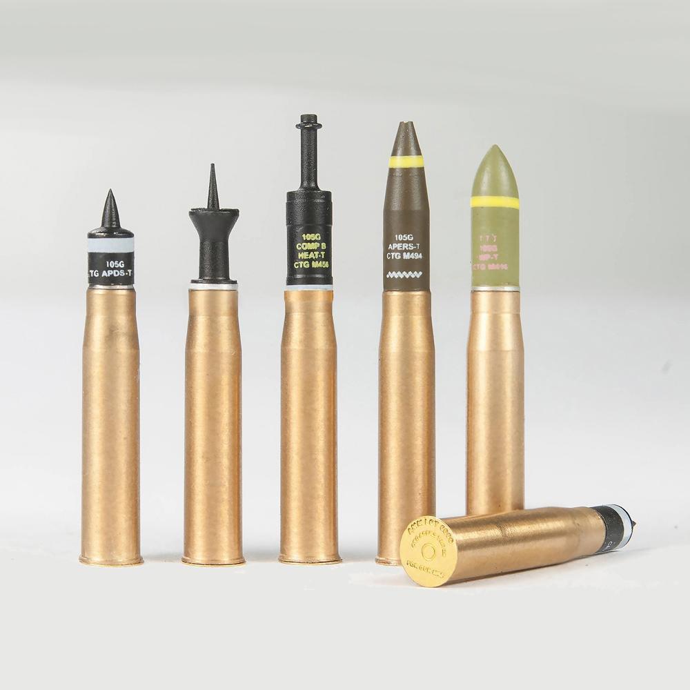 AFV Club NATO M68/L7 Tank Brass Ammunition for 1:35 Scale Model Kits ...