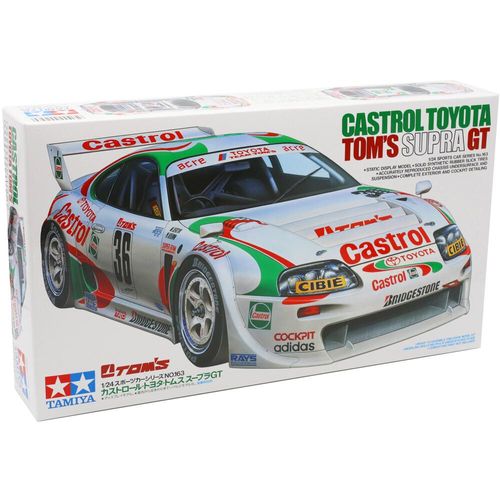 Tamiya Toyota Castrol Toms Supra GT Race Car Plastic Model Kit 24163 ...