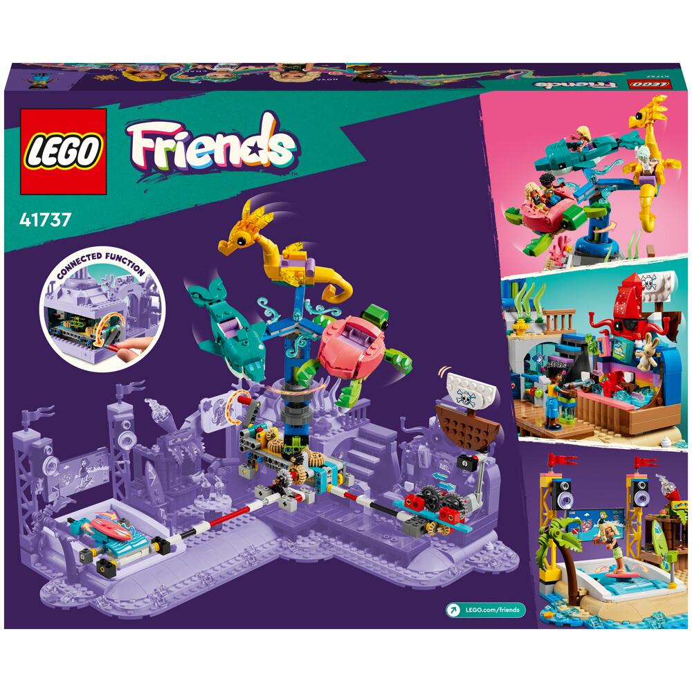 LEGO Friends Beach Amusement Park 1348 Piece Building Set 41737
