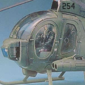 Academy Hughes Tow Defender 500D Helicopter Model Kit (Scale 1:48)