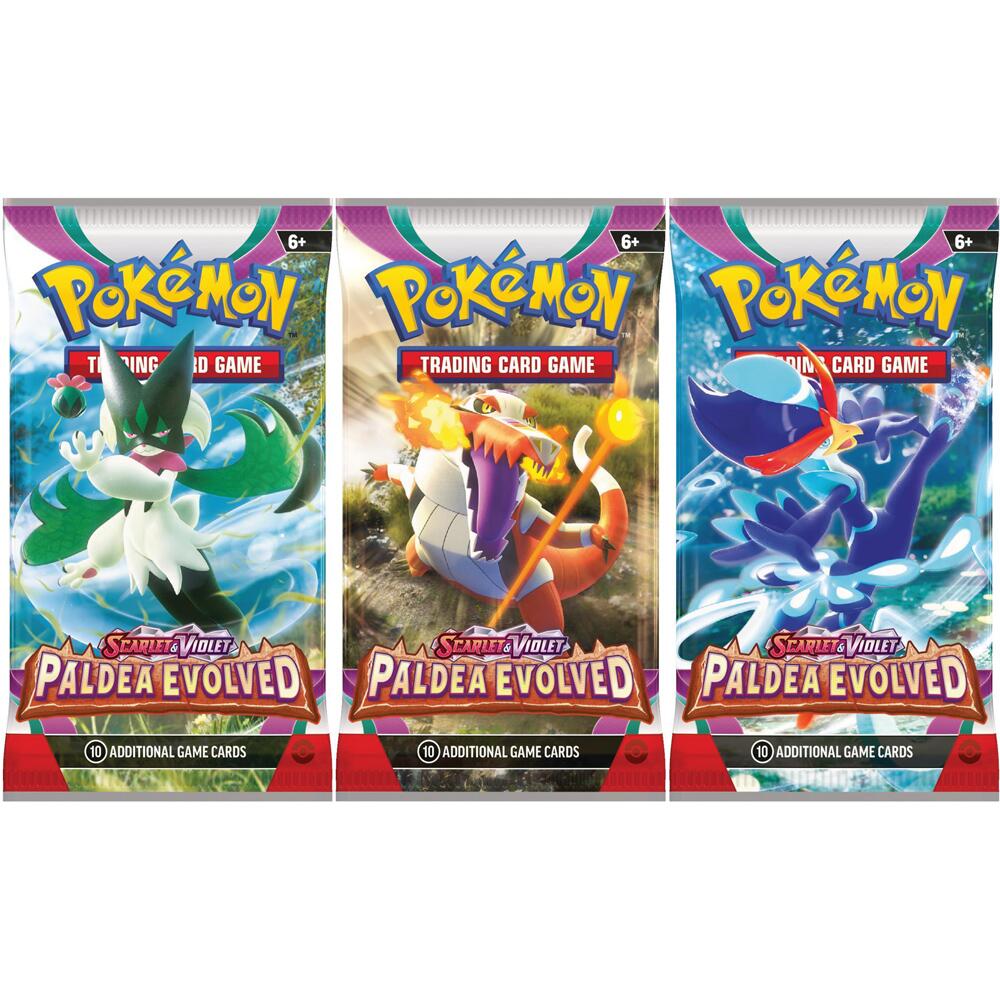 Pokemon TCG Scarlet & Violet Paldea Evolved TINKATINK 3 Booster Packs