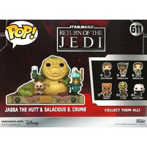 Funko POP! Star Wars Jabba The Hutt Bobblehead Figure Set 611