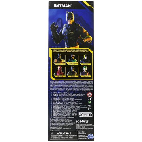 DC Batman 12" Scale Articulated Action Figure BATMAN BLACK SUIT