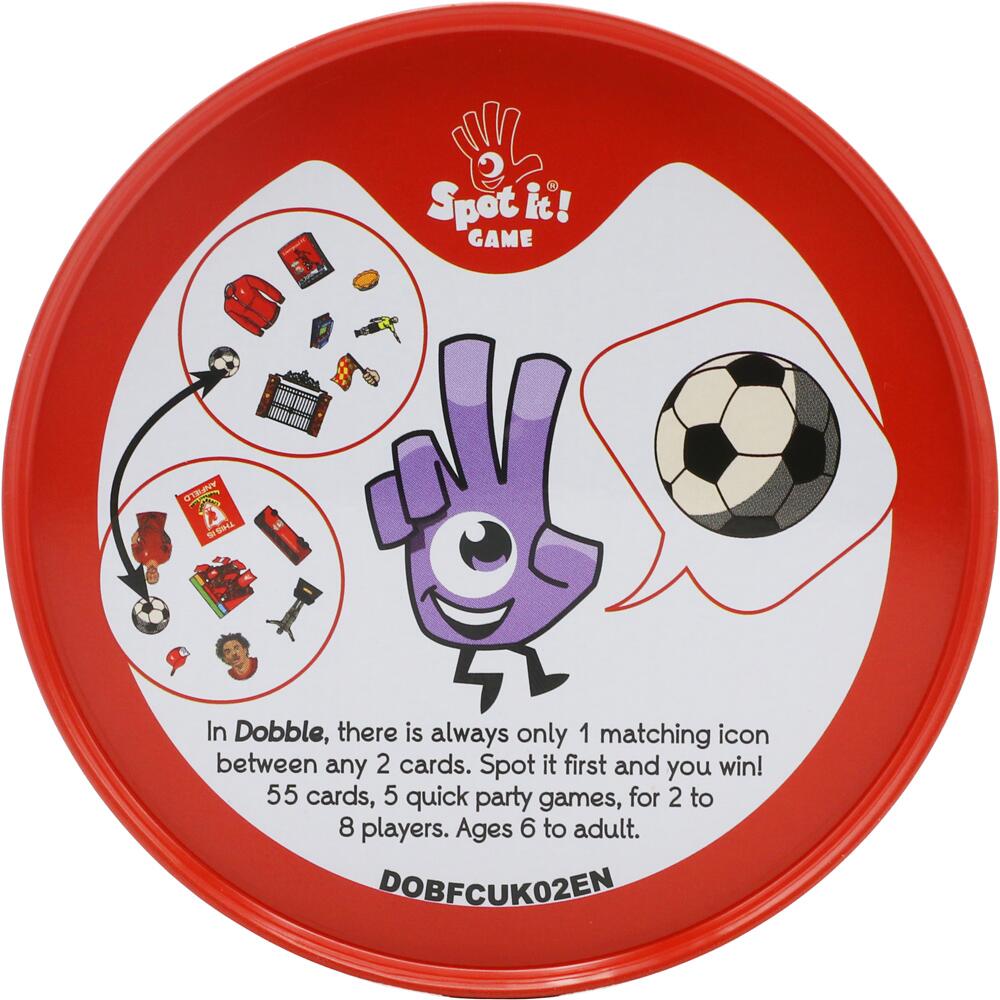 Dobble Liverpool Edition Spot the Match Card Game for 2-8 Players