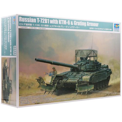 Trumpeter Soviet Main Battle Tank T-72B1 Military Model Kit Scale 1/35