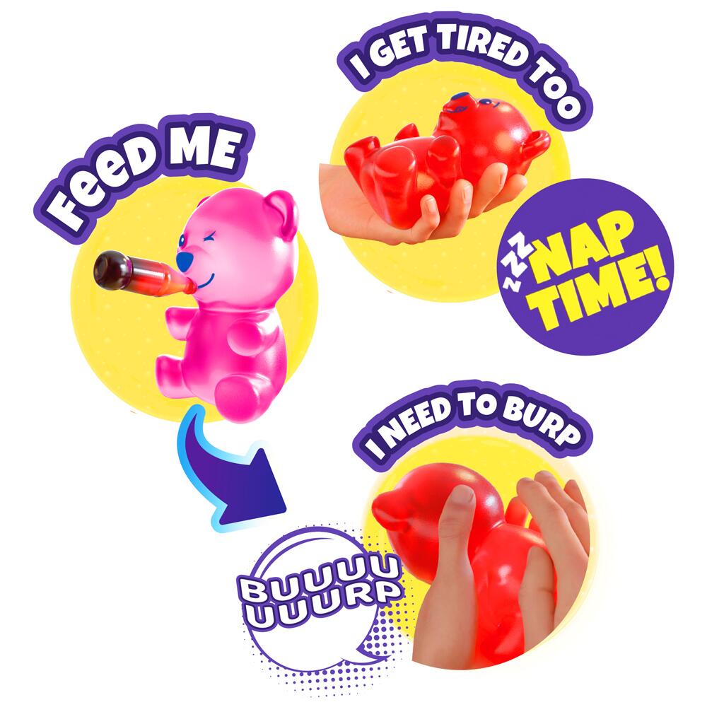 Jiggly Pets Gummymals Bear in BLUE