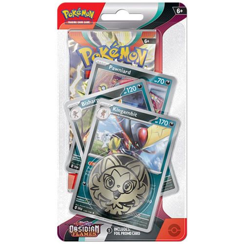 Pokemon TCG Scarlet & Violet Obsidian Flames Promo Pack Kingambit with Coin