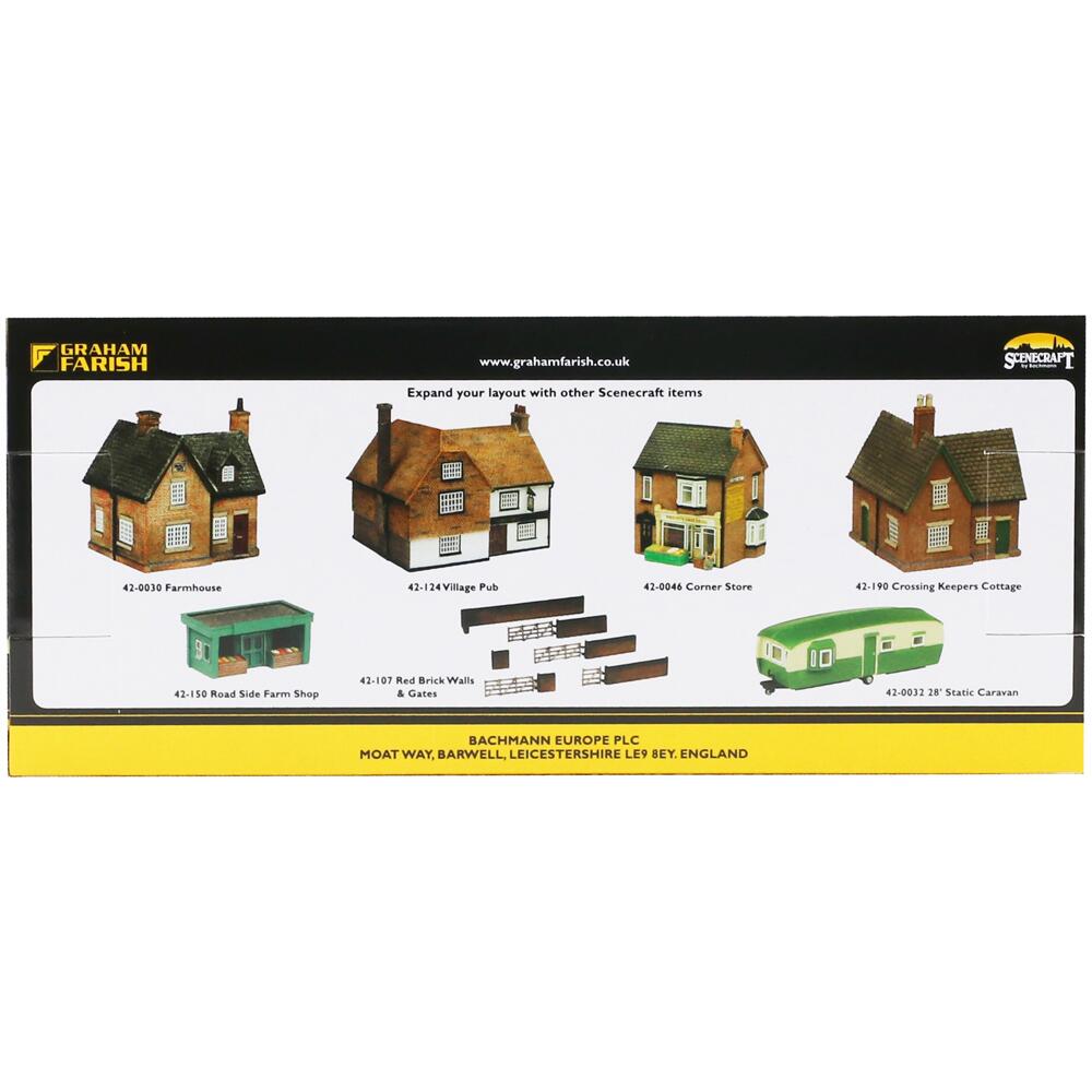 Scenecraft Graham Farish Dutch Barn Model Railway Building N Gauge