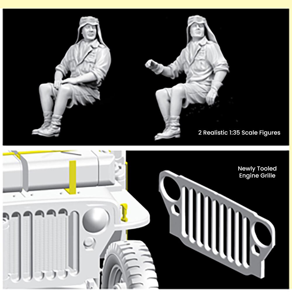 Dragon SAS ¼-Ton 4x4 Patrol Commander's Car Model Kit Scale 1:35