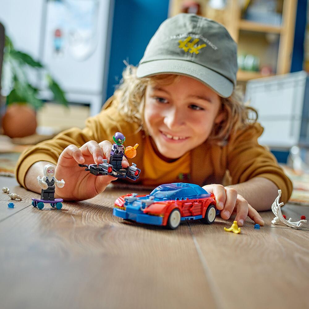 LEGO Marvel Spider-Man Race Car & Venom Green Goblin Building Set