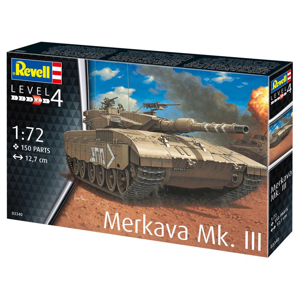 Revell Merkava Mk. III Tank Model Kit Scale 1:72