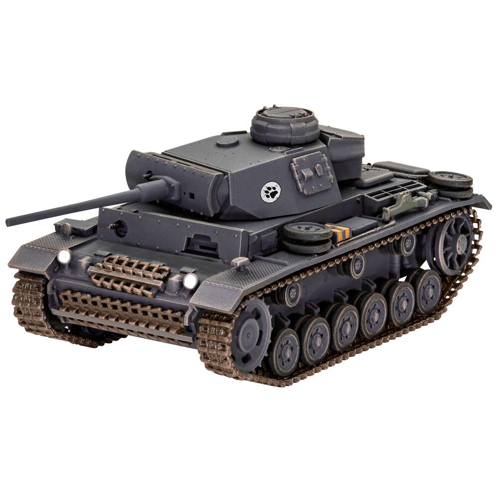 Revell World of Tanks Panzer III Tank Model Kit Scale 1:72